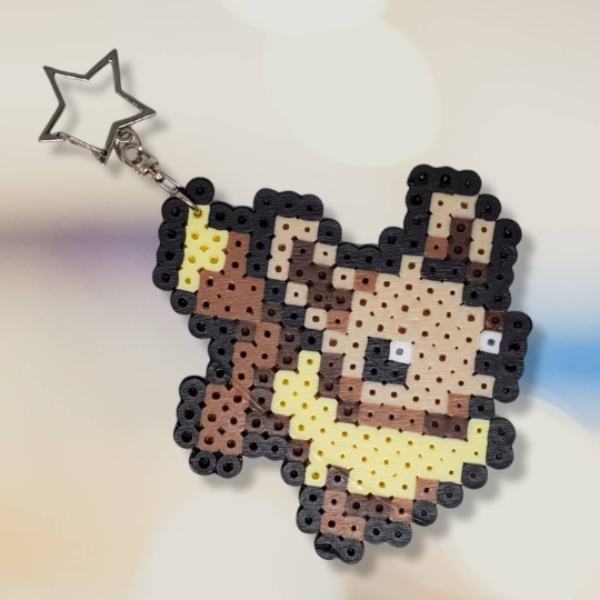 Pokémon Sprite Fuse Bead Keychains | RatQueenLabs
